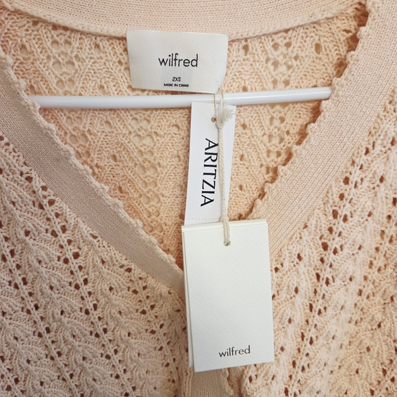 Aritzia | Sweaters | Aritzia Wilfred Reverence Relaxed V Neck Cotton ...